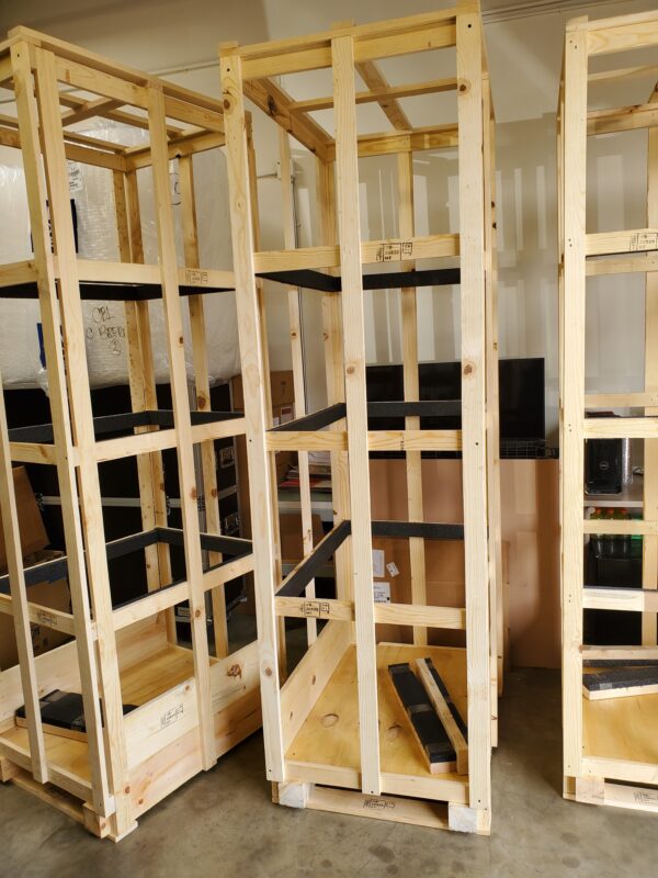 Skeleton Crates | Open Slat Wooden Crates | BlueRose Packaging