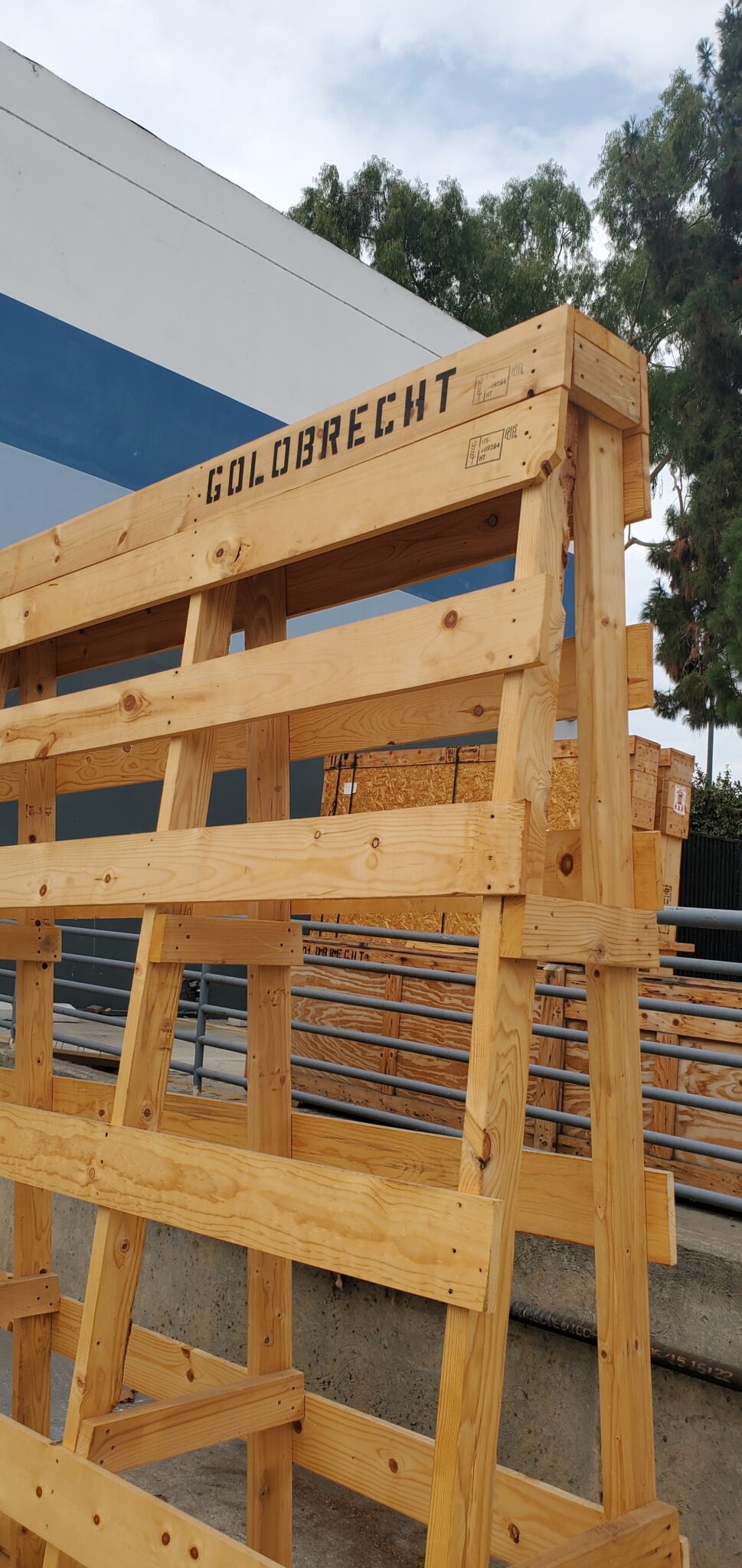 Skeleton Crates | Open Slat Wooden Crates | BlueRose Packaging