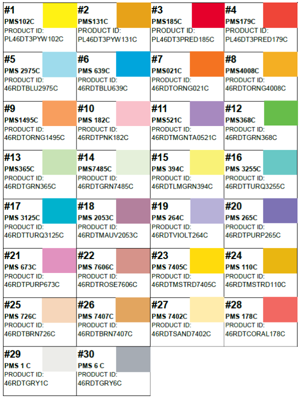 Buy Wholesale PMS Color Thermal Labels Near in Gardena - BlueRose Packaging